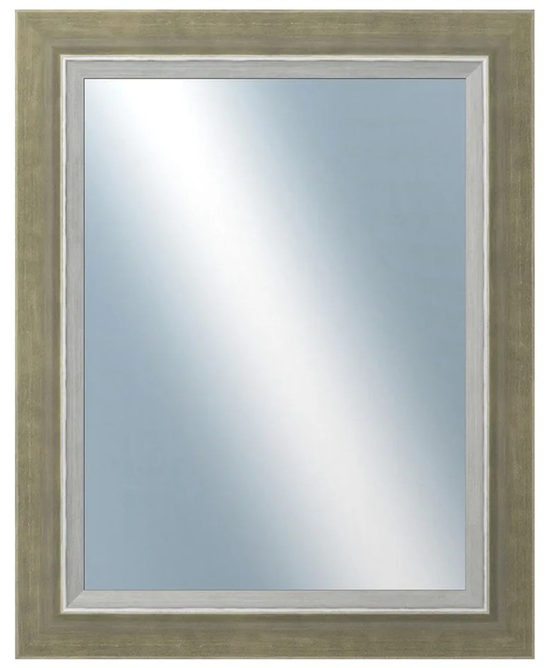 DANTIK - Zarámované zrcadlo - rozměr s rámem cca 40x50 cm z lišty AMALFI zelená (3115)