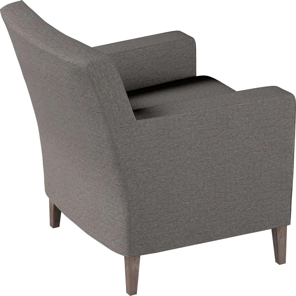 Potah na křeslo IKEA Karlstad barva šedá látka pletený vzor