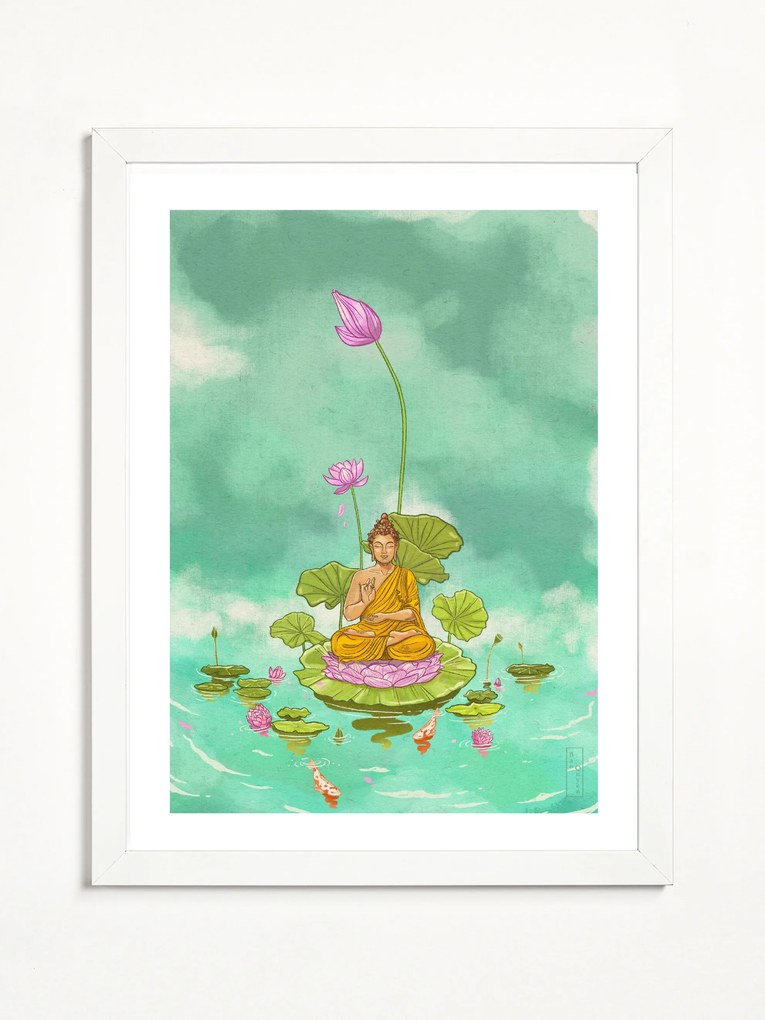 Bao Quyen | Buddhism Rám: Bez rámu, Velikost: 40 x 30 cm