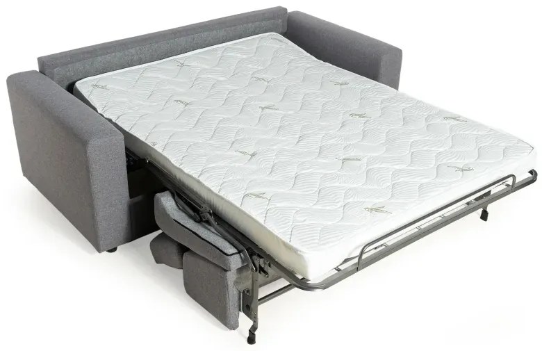 Pohovka TAVOLA s rozkladem na každodenní spaní, tm. modrá (penelope 27)