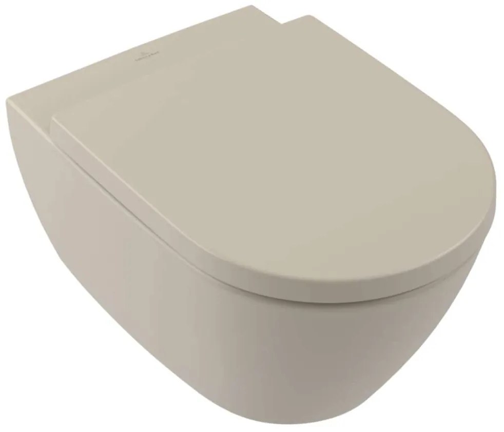 Villeroy & Boch Subway 2.0 - Závěsné WC, DirectFlush, CeramicPlus, Almond 5614R0AM