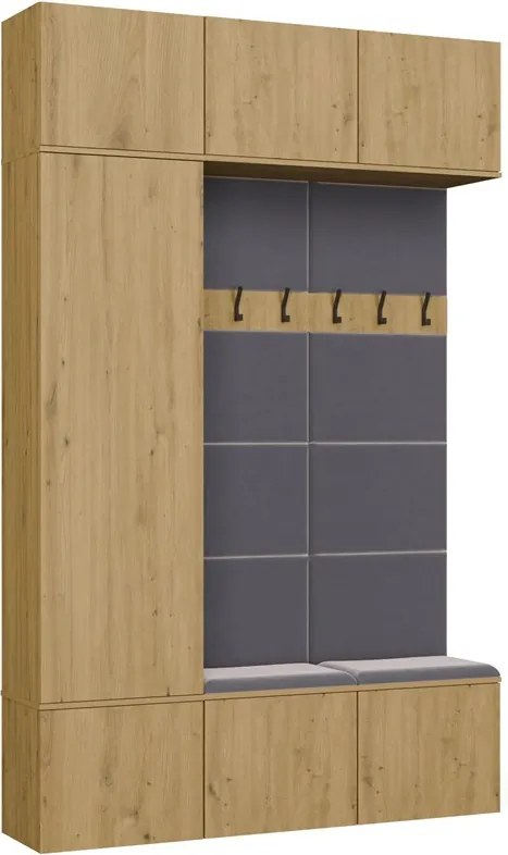 Předsíňová sestava AGA III 1S2V dub artisan