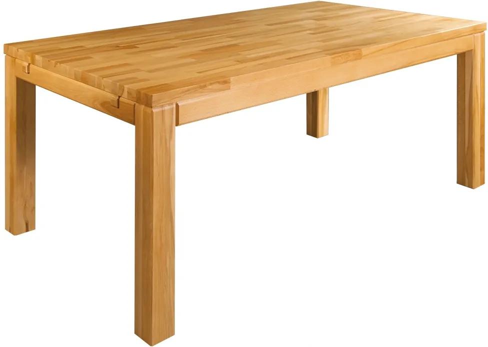 Drewmax ST173 120x90 cm dřevěný jídelní stůl masiv buk