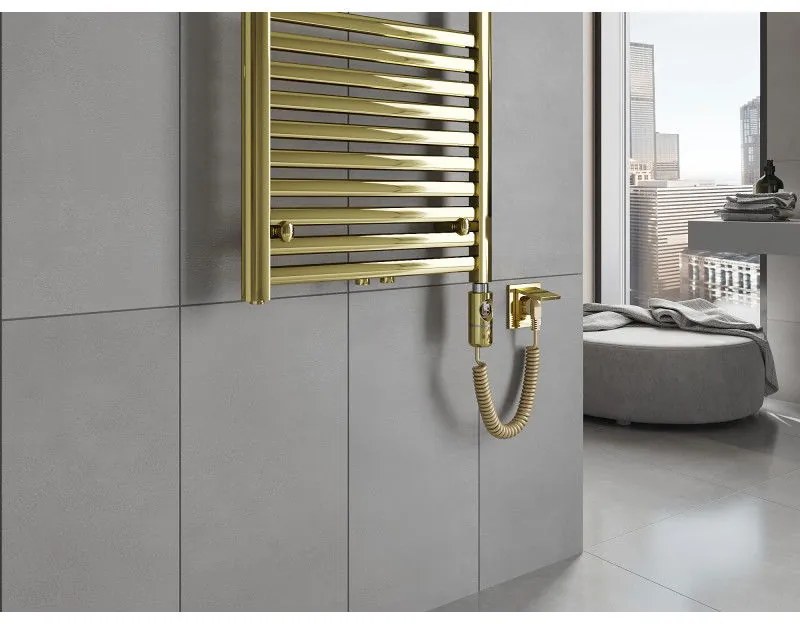 Mexen Hades, elektrické topné těleso 1800 x 600 mm, 900 W, zlatá lesklá, W104-1800-600-2900-50