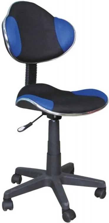 Signal Kancelářská židle Q-G2 černá/modrá