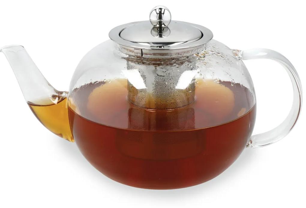 Konvice na čaj 1,5 l s filtrem, varné sklo, KitchenCraft LCTPOT6CPSS