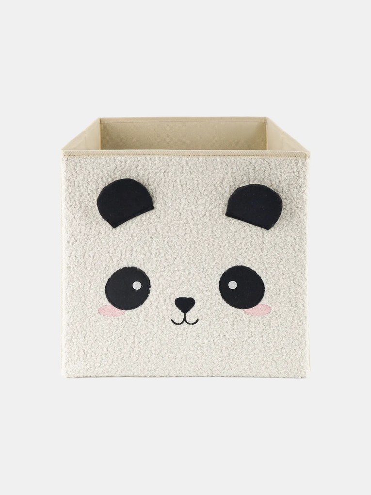 Sinsay - Úložný box s motivem pandy - černá