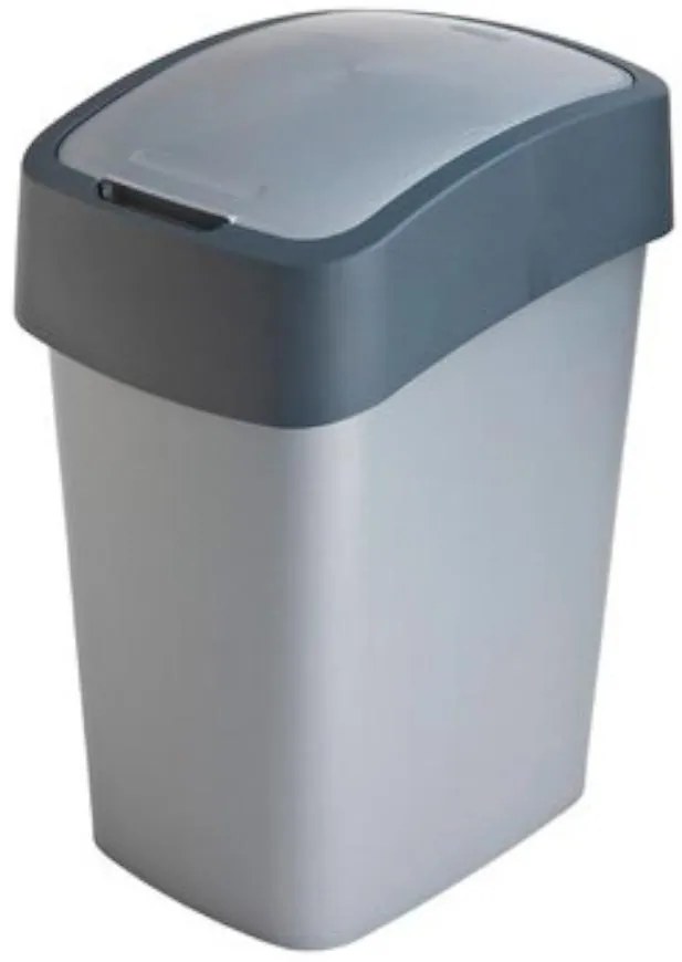 Odpadkový koš flip bin 25l 186157 stříbrno/grafit