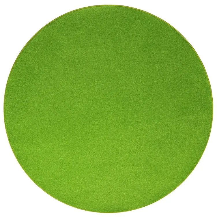 Koberce Breno Kusový koberec ETON KRUH ZELENÝ, Zelená, 200 x 200 cm