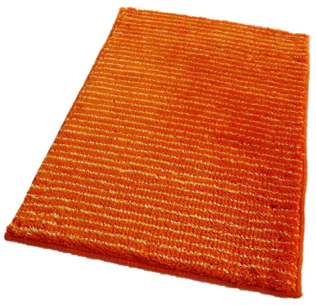 ROUTNER Koupelnová předložka PESCINA Oranžová - Oranžová / 90 x 170 cm