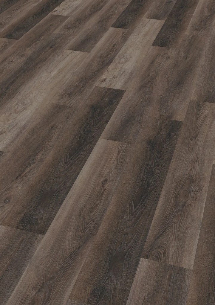 Vinylová podlaha lepená ECO 55 050 Walnut Dark Brown, 1219,2 x 184,1 mm, Oneflor
