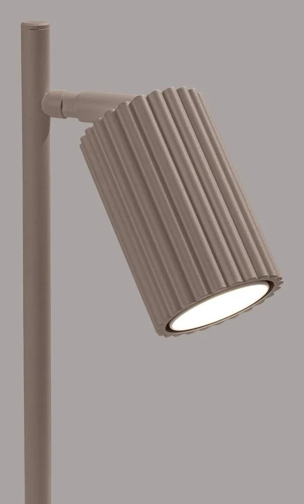 Taupe kovová stolní lampa (výška 43 cm) Gleam – Sollux