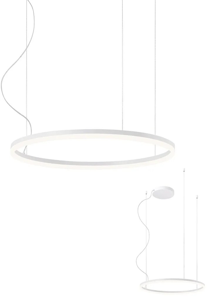 Redo Závěsné LED svítidlo ORBIT ø 100 cm, 4000K Barva: Bílá, Stmívání, řízení: TRIAC