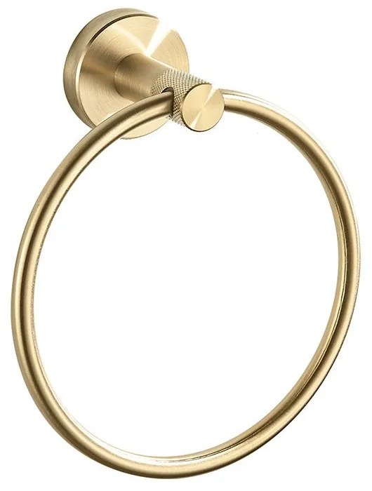 Koupelnový věšák REA MODERN Ring 6610 zlatá kartáčovaná