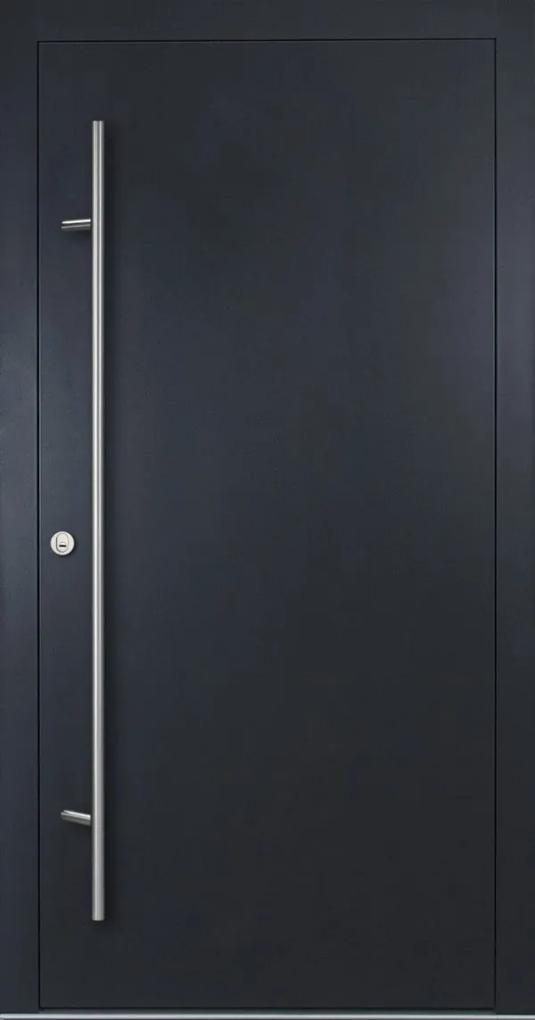 FM Turen - Feldmann & Mayer Vchodové dveře s ocelovým opláštěním FM Turen model DS00 Orientace dveří: Levé, otevírání dovnitř, Dekor: Antracit, Standardní rozměr dveří včetně rámu: 98 cm x 208 cm - vnější rozměr rámu