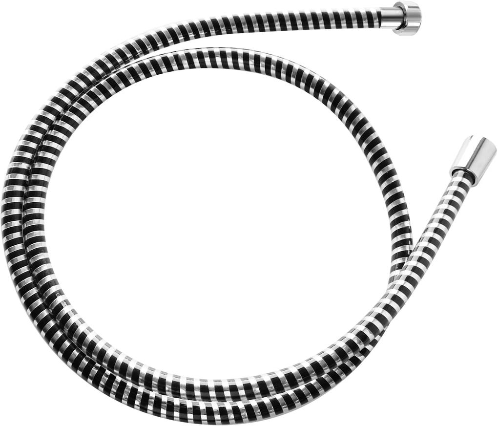 Deante Neo sprchová hadice 150 cm chrom-černá NEA_252W