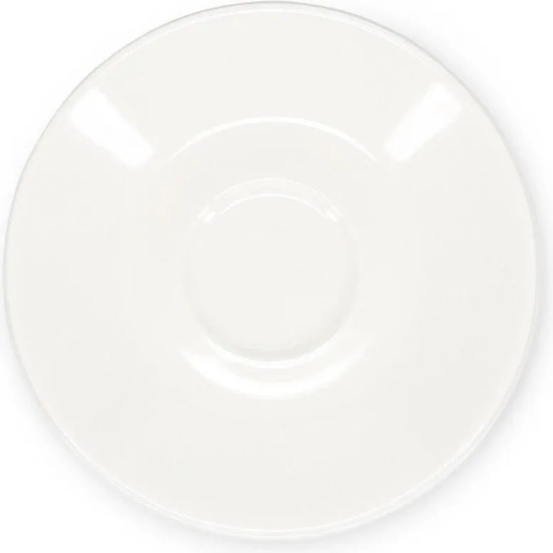 Bílý porcelánový podšálek ø 12,5 cm Barista – BonBistro