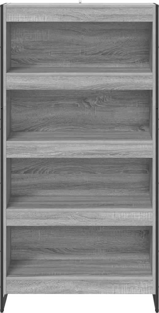 Knihovna 80 x 30 x 155 cm Kompozitní dřevo Šedá Sonoma 3403007
