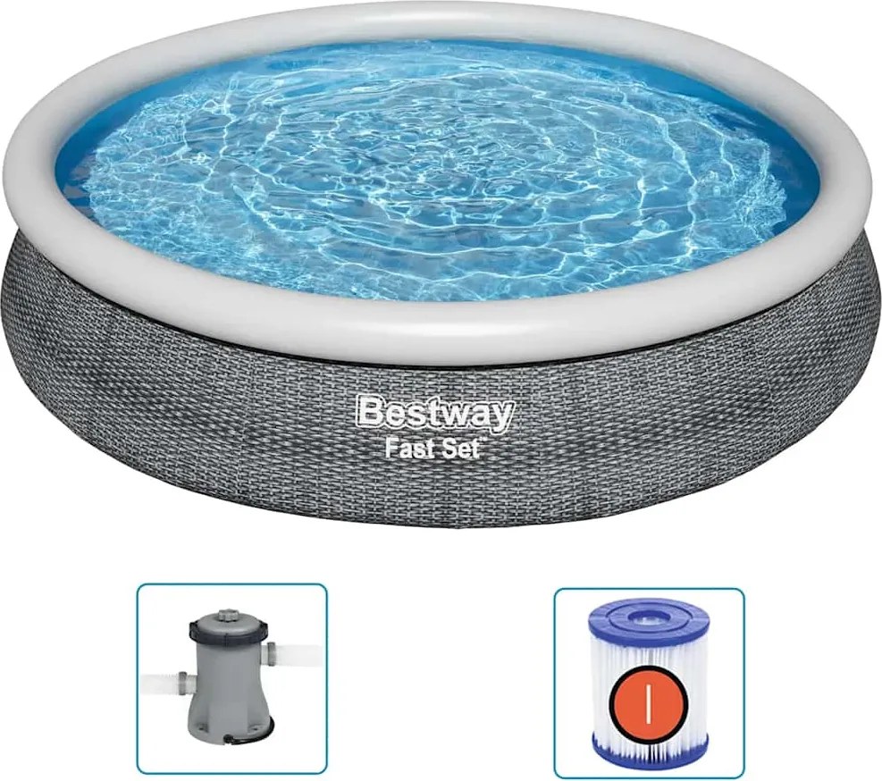 Bestway Bazén s příslušenstvím kulatý 366 x 76 cm