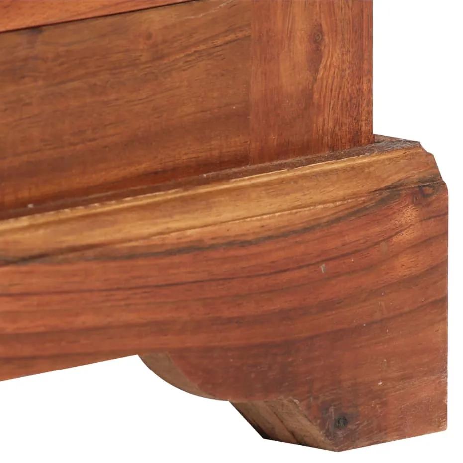 Příborník 62 x 30 x 75 cm masivní akáciové dřevo - Default Title
