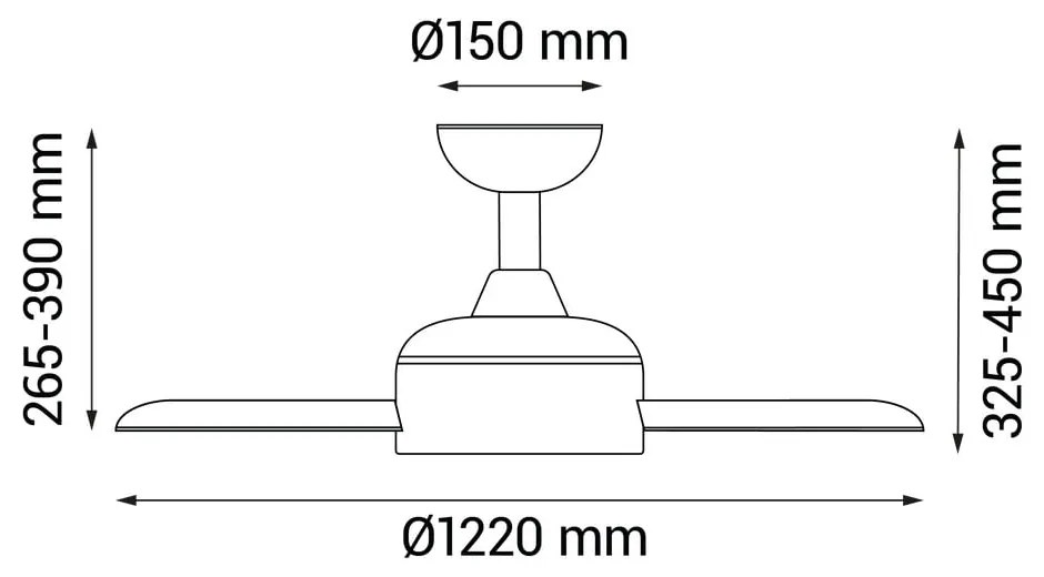 Černé LED stropní svítidlo ø 15 cm Zarautz – SULION