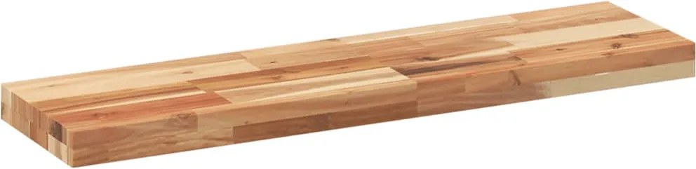 Plovoucí police 3 ks 100 x 20 x 4 cm olejované akáciové dřevo 3279589