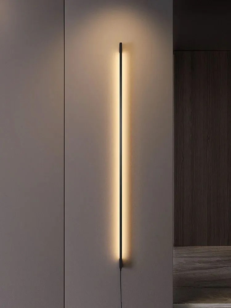 Toolight Toolight, LED nástěnné svítidlo 150cm, 20W, 3000K, LHJ066-W, černá matná, OSW-60034