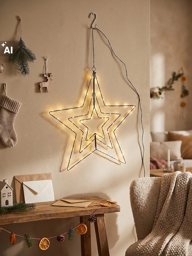 Sinsay - Vánoční LED lampička - černá