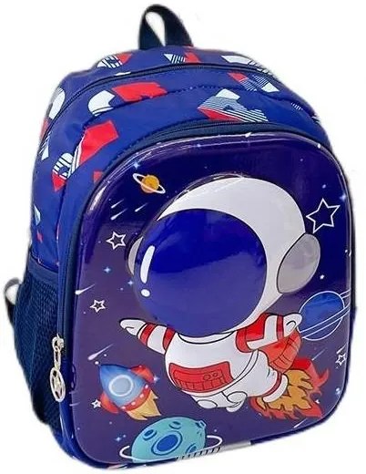 Batoh, aktovka pro předškoláka 3D Kosmonaut
