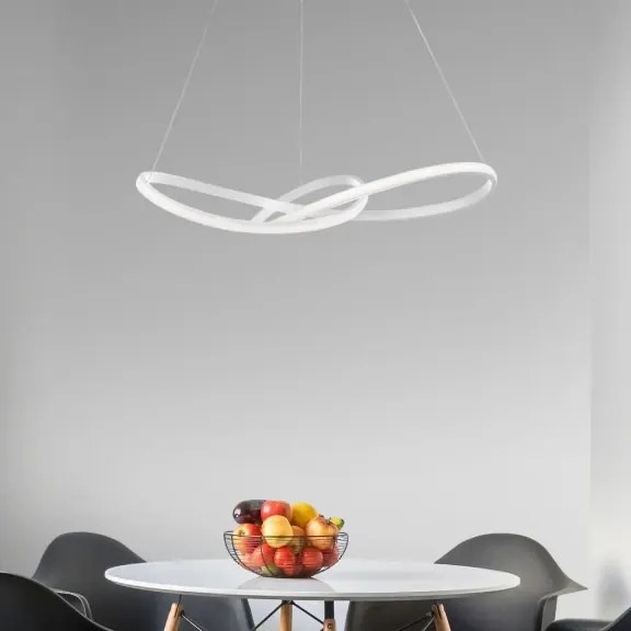 LED lustr Fusion 72 bílé