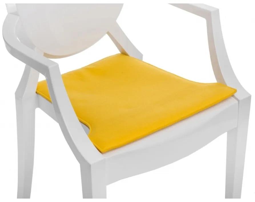 Podsedák na židli Ghost, žlutá