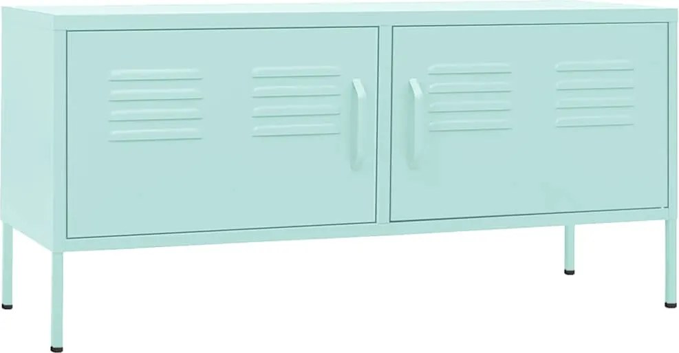 TV skříňka mátová 105 x 35 x 50 cm ocel 336230