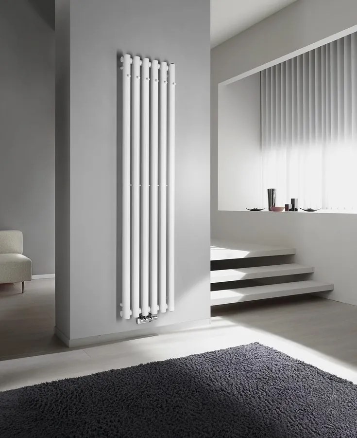 Sapho Pilon otopné těleso 418 x 1800 mm se šesti háčky pro ručník bílá mat IZ131T