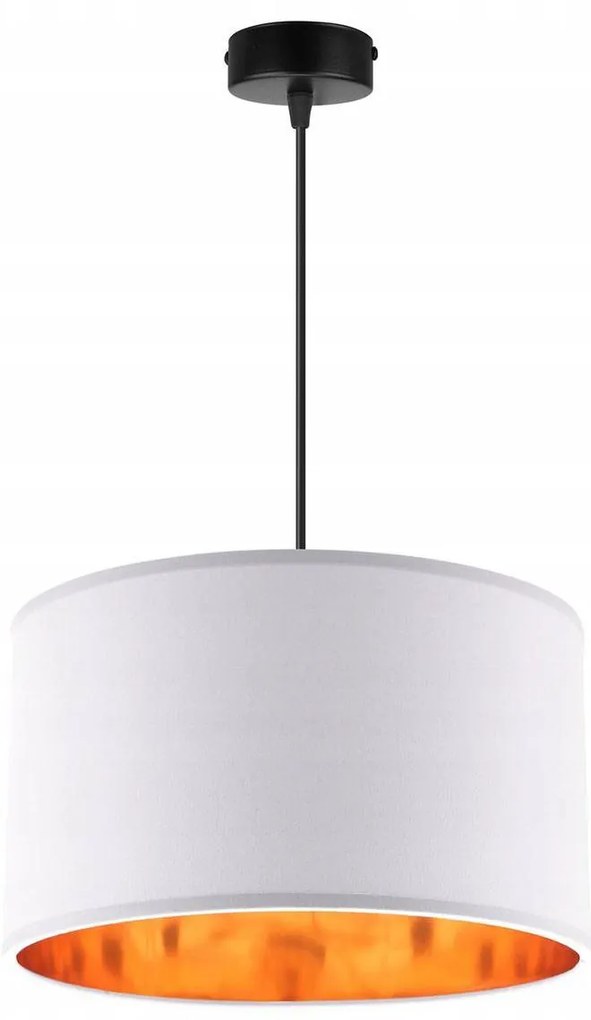 Závěsné svítidlo Shade, 1x textilní stínítko (výběr ze 6 barev), (výběr ze 3 barev konstrukce), (fi 35cm), g