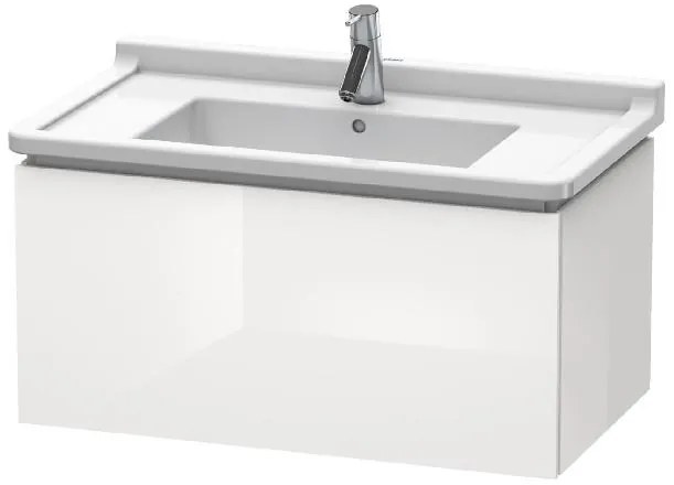 Duravit L-Cube - Umyvadlová skříňka 41x82x47 cm, 1 zásuvka, lesklá bílá LC616502222