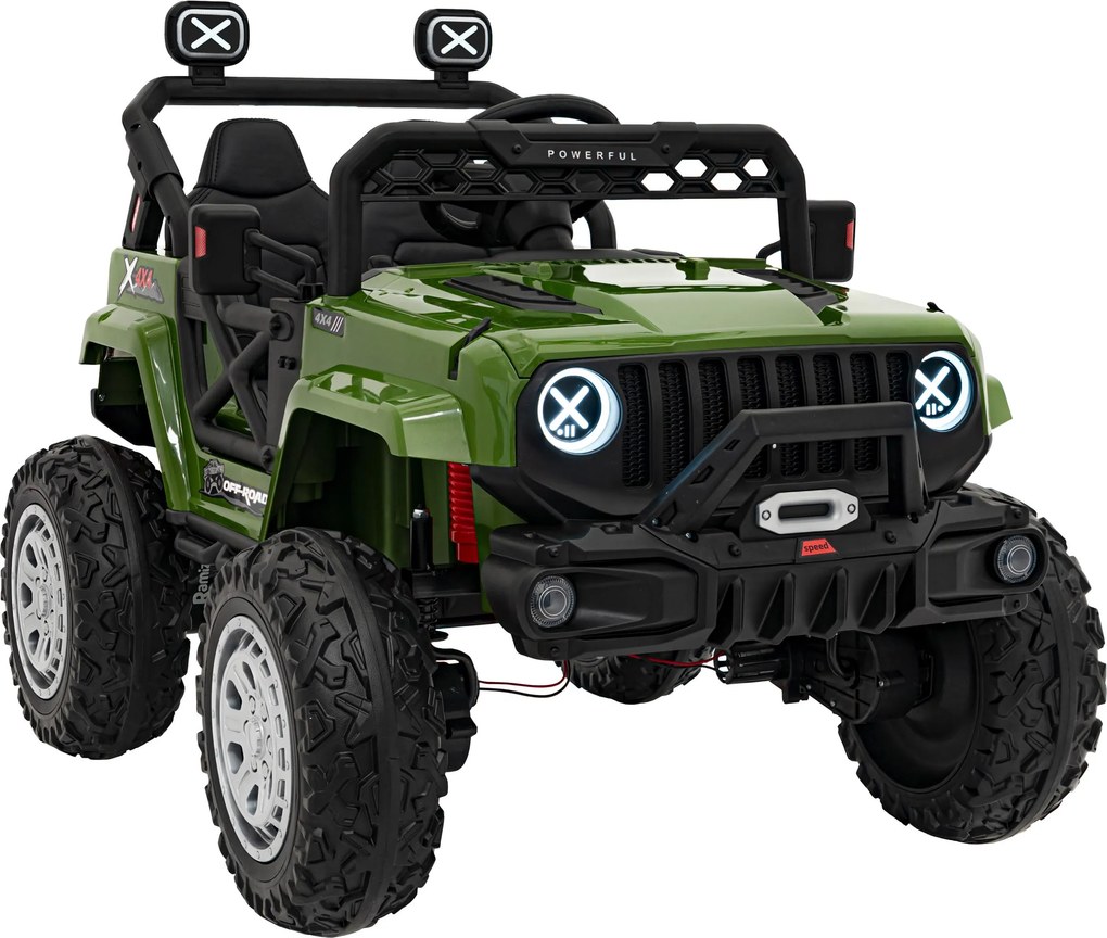 Ramiz Dětské elektrické auto OFF ROAD Speed Zelené