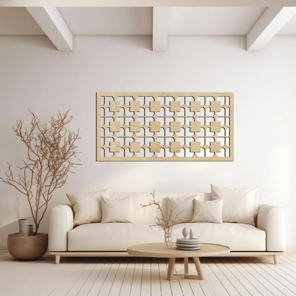 dřevo života Dřevěný dekorační panel na stěnu CROSS II Rozměry (cm): 40x80, Barevný vzor: Javor