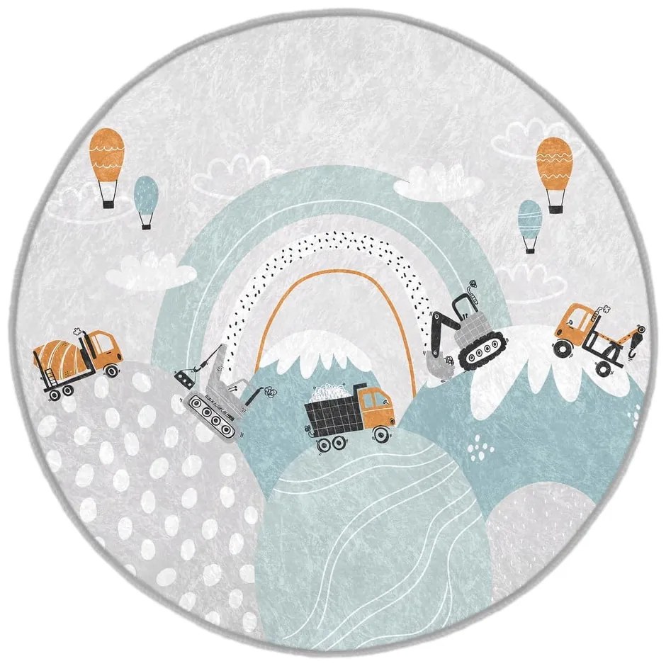 Pratelný dětský koberec ø150 cm Snowy Hills – Mila Home Biano.cz