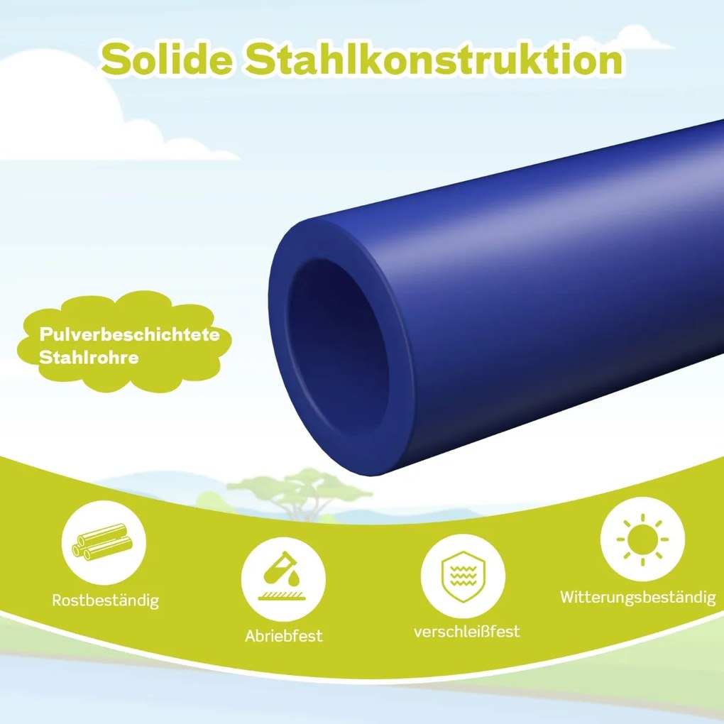 Costway Horolezecká kopule a skluzavka ve tvaru kopule Gleb, žluť