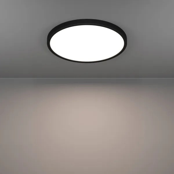 Eglo 901301-LED Str. svítidlo FUEVA LED/17W/230V 2700/4000/6500K pr.38,9cm černá