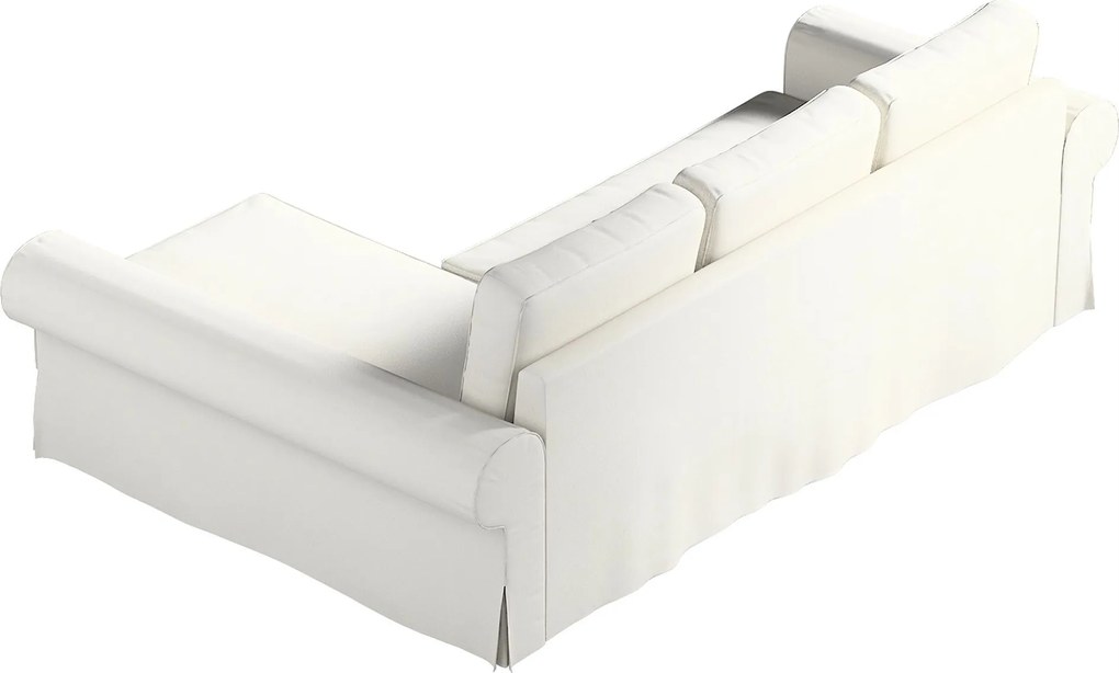 Potah na pohovku IKEA Backabro rozkládací se šezlongem barva šedá látka pletený vzor