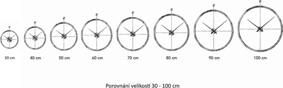 KUBRi 0700 - Luxusní industriální hodiny z nerez oceli vyrobené v Česku