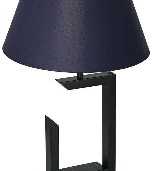 Stolní lampa 1xE27/60W/230V 45 cm modrá/zlatá