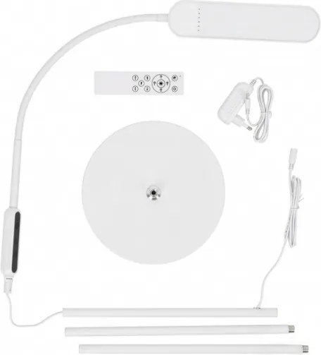 LED Stmívatelná stojací lampa TEILO LED/10W/230V 3000/4000/6500K bílá + DO