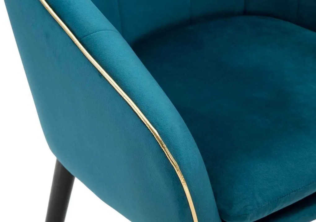 Designové křeslo Dandelion petrolejové