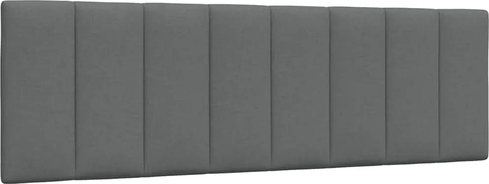 Rám postele bez matrace Hanko tmavě šedý 160 x 200 cm textil 3310399