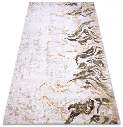 koberec AKRYL DIZAJN 123 béžová, žlutá velikost 80x300 cm | krásné koberce cz