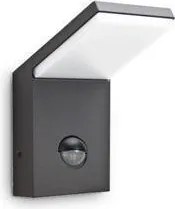 ILUX 246864 LED Venkovní nástěnné svítidlo Ideal Lux Style AP Sensor Antracite 3000K 246864 9,5W 640lm IP54 antracitové - IDEALLUX