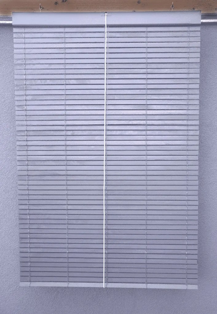 Vingo Dřevěná roleta na pergolu - šedá, 2. jakost Šířka rolety: 150 cm, Rozvin rolety: 100 cm