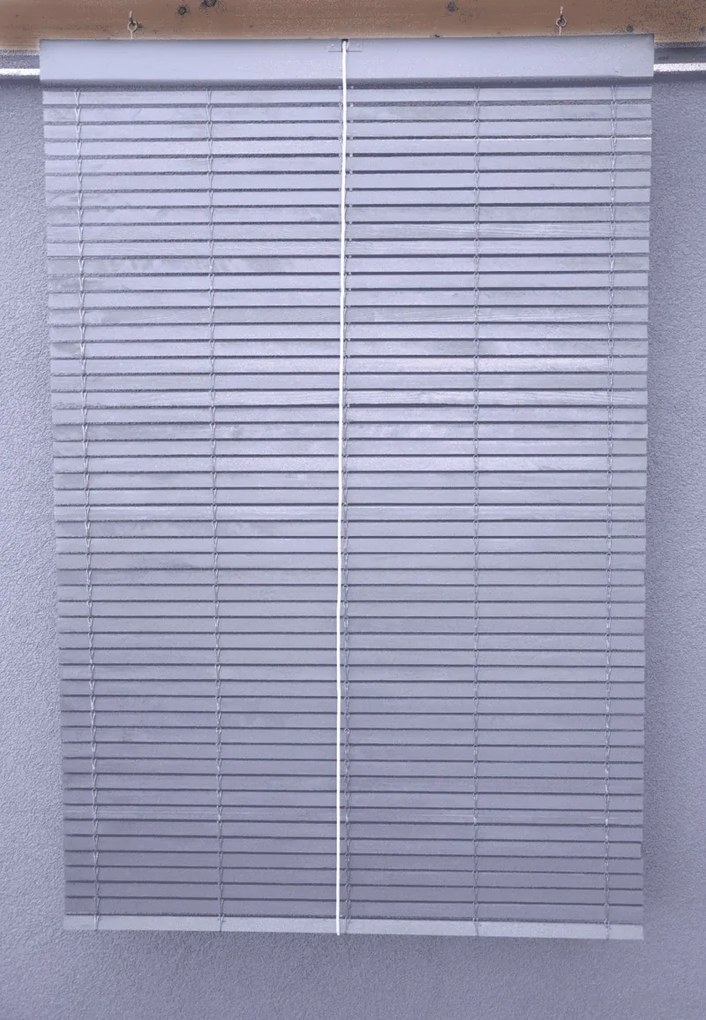 Vingo Dřevěná roleta na pergolu - šedá, 2. jakost Šířka rolety: 150 cm, Rozvin rolety: 200 cm